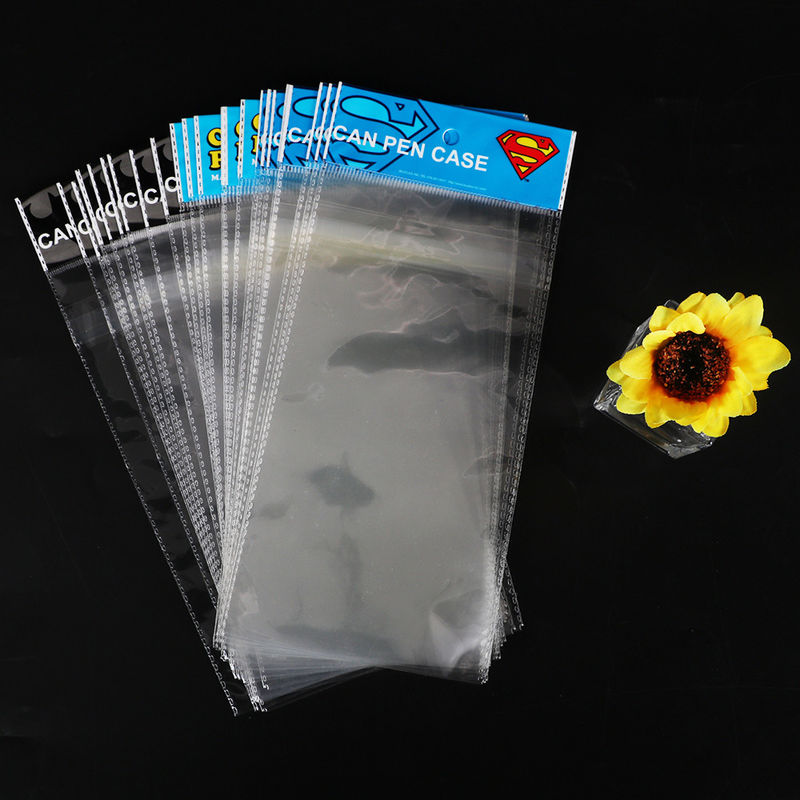Gravure Printing Custom OPP Resealable Poly Bag With Card Opp Header ...