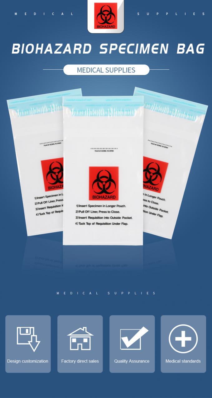 95kap LDPE Thick 0.04mm Autoclave Plastic Bags Biohazard Ziplock ...