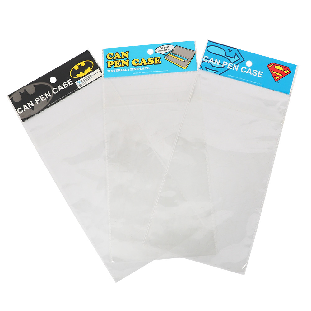 Header Bag With Hanging Hole Plastic Packaging Bag Self-Adhesive BOPP Bag