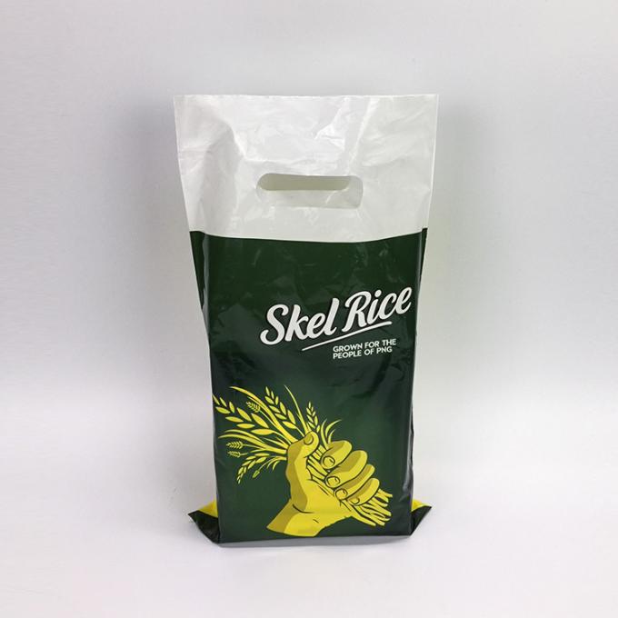 Custom Logo LDPE HDPE Biodegradable Grocery Bags With Hole Handle ...